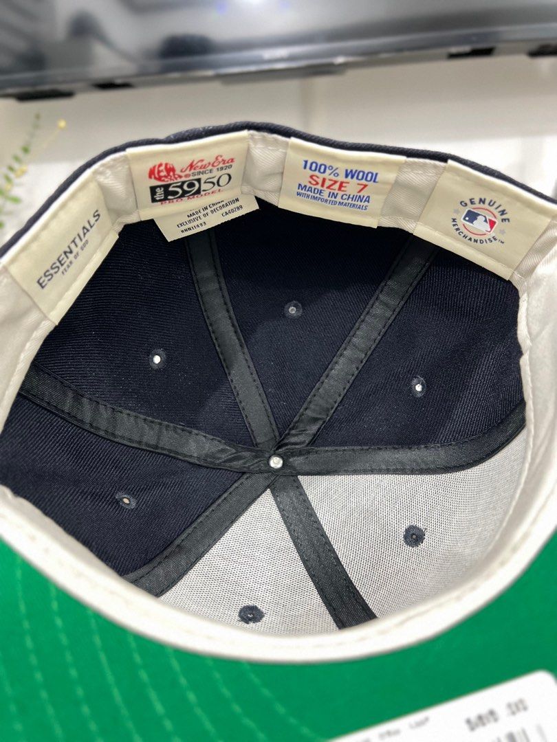 New era FOG Fear of God Essentials 59fifty fitted cap, Men's Fashion ...