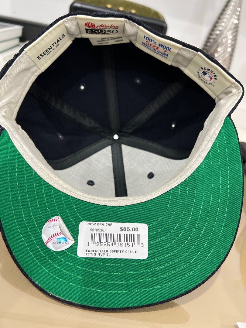 New era FOG Fear of God Essentials 59fifty fitted cap, Men's Fashion ...