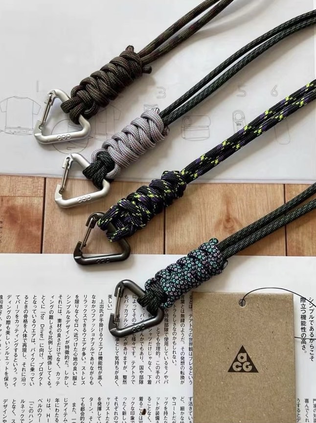 Nike ACG carabiner clip with lanyard, Sports Equipment, Other Sports ...