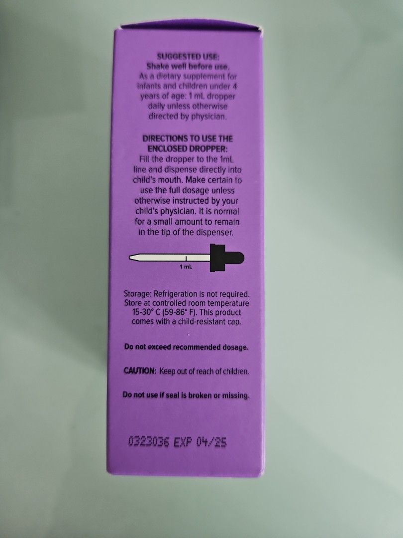 Novaferrum pediatric drops multivitamin with iron, Health & Nutrition ...