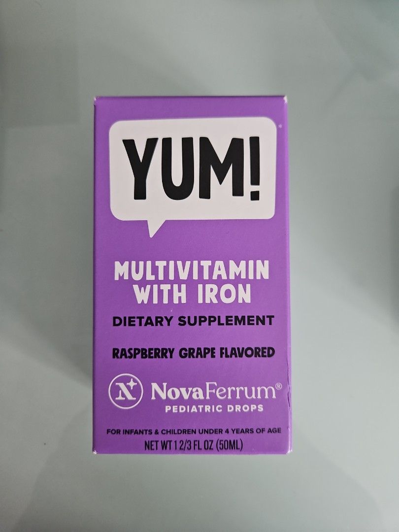Novaferrum pediatric drops multivitamin with iron, Health & Nutrition ...