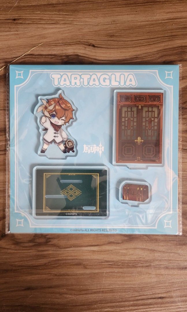 Official Genshin Impact Merch Chibi Childe Standee, Hobbies & Toys ...