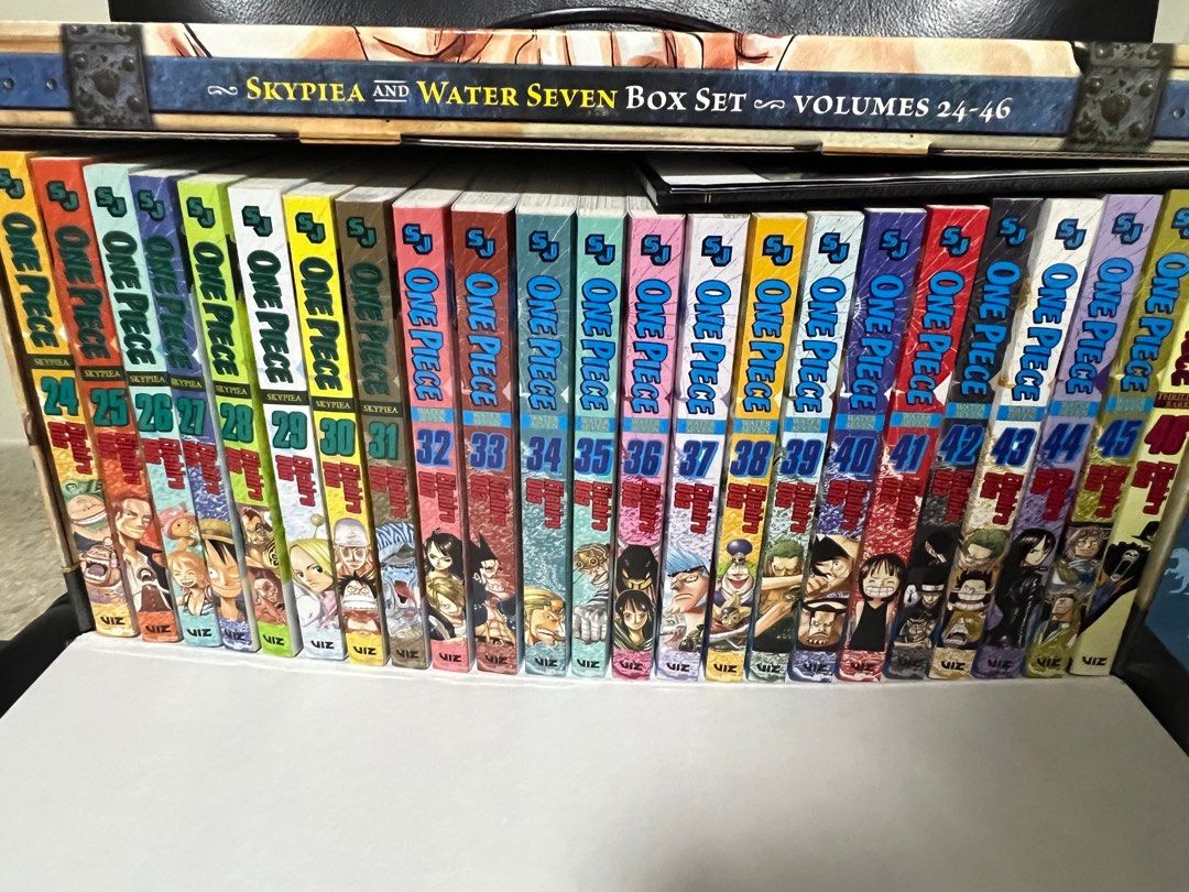 One piece manga set box 2 ( 24-46) english, Hobbies & Toys, Books ...
