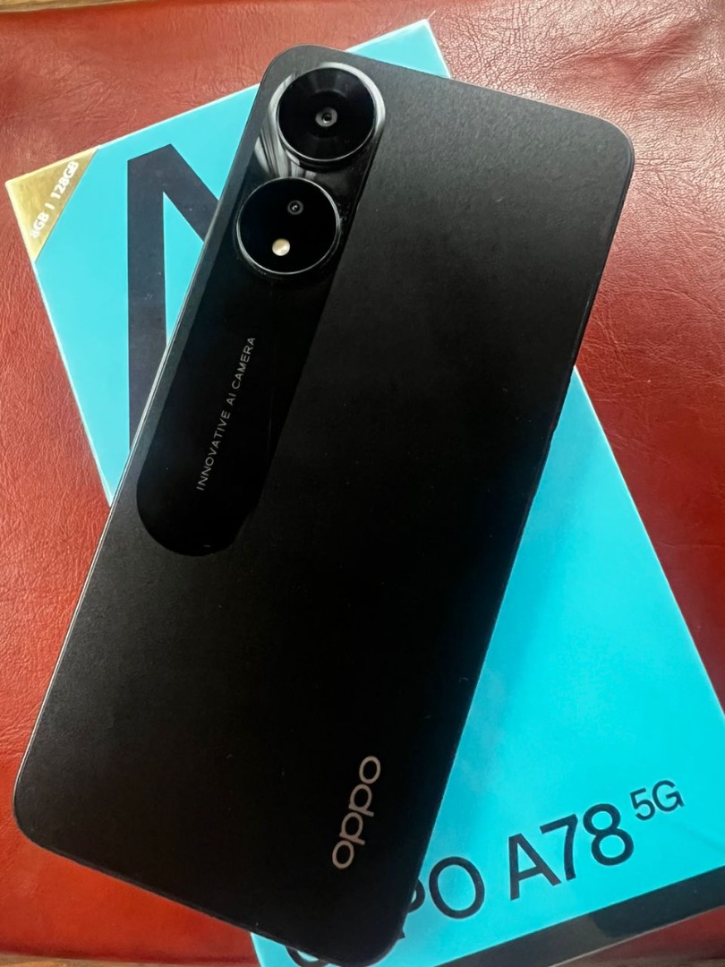 Oppo A78 5G Glowing Black 128GB, Mobile Phones & Gadgets, Mobile Phones ...