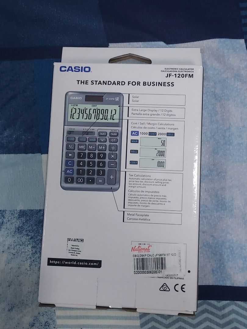 [ORIGINAL] Casio Basic Calculator, Computers & Tech, Office & Business ...