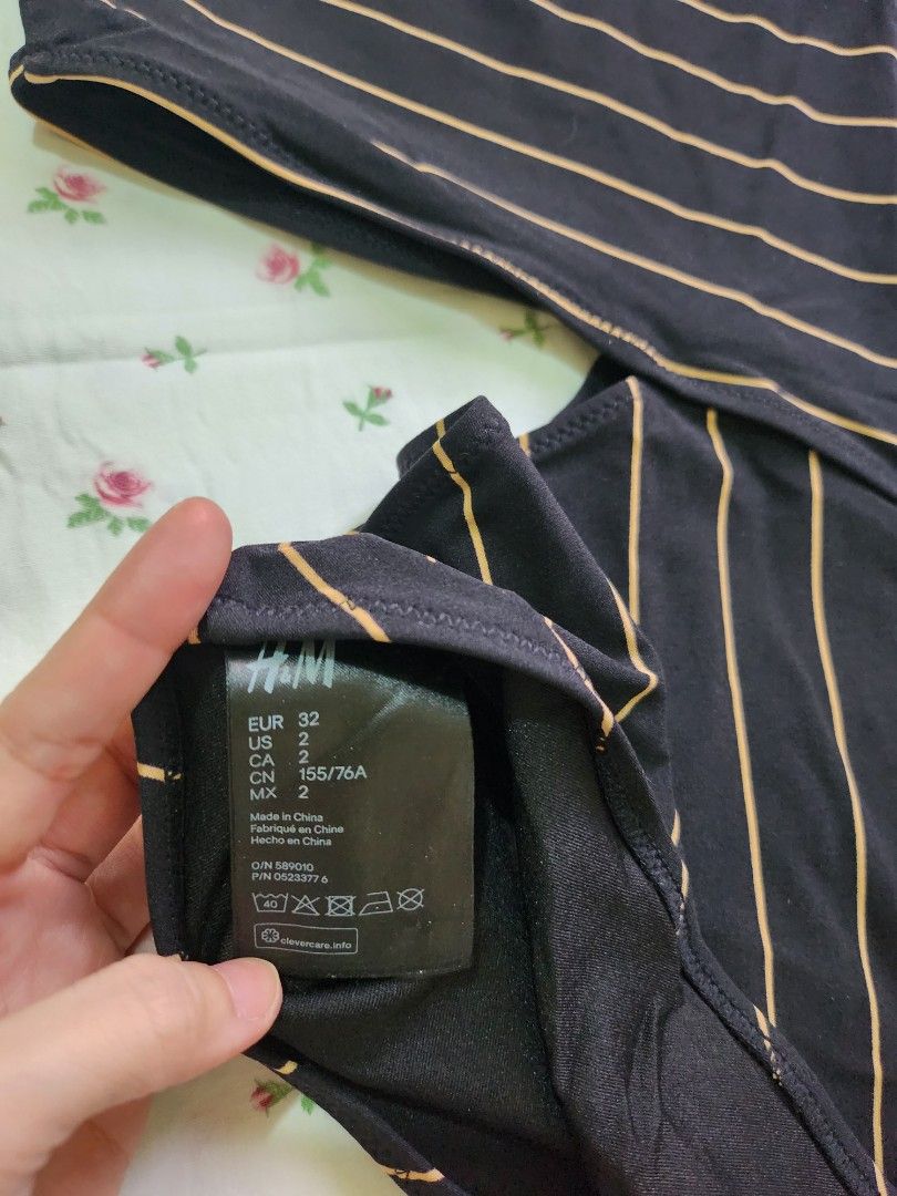 Original H&M One Sided One Piece Swimsuit, Women's Fashion, Swimwear ...