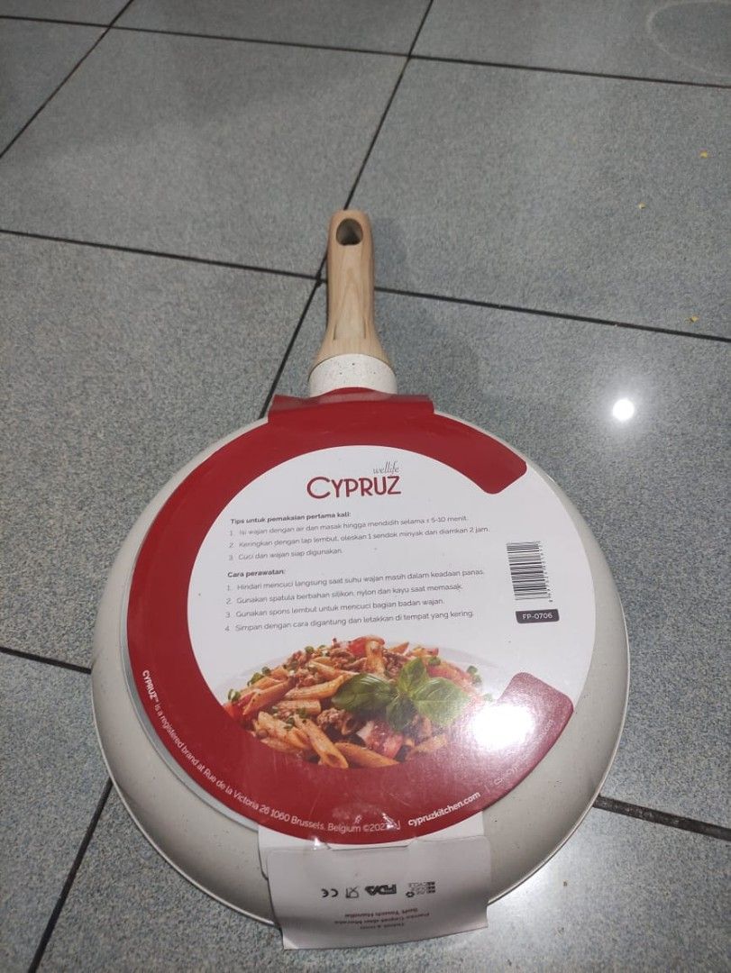 Panci Cypruz White Granite Series 26cm Frypan - Teflon Induksi Anti ...