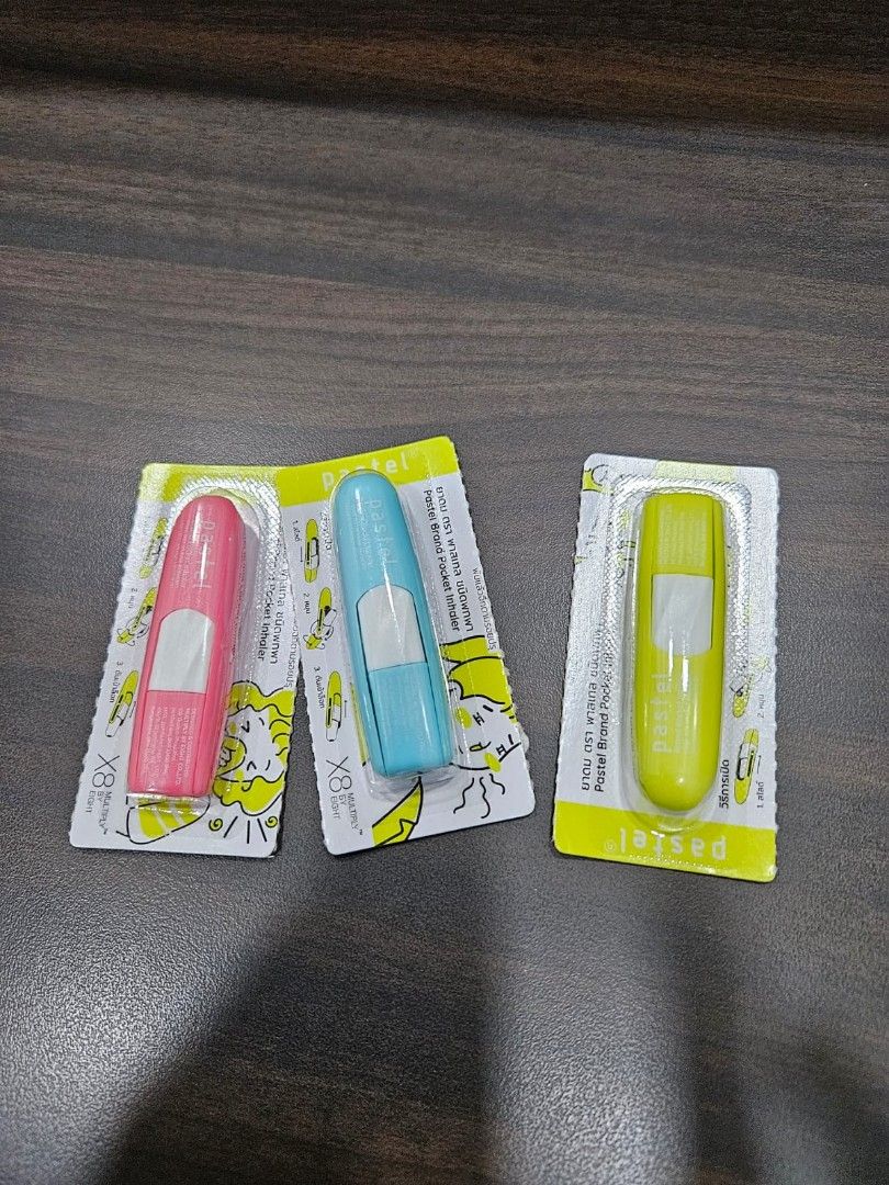 Pastel brand pocket inhaler, Health & Nutrition, Medical Supplies ...