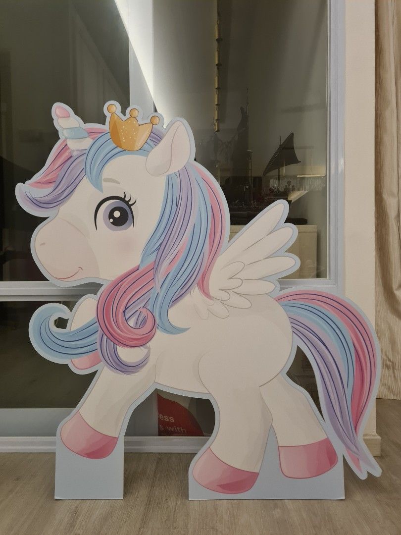 Pastel Unicorn standee, Hobbies & Toys, Stationery & Craft, Occasions ...