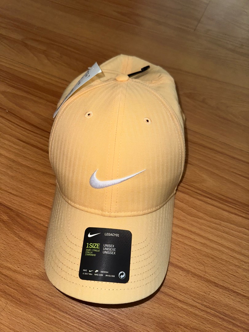 Pastel yellow Nike Golf Cap, Men's Fashion, Watches & Accessories, Caps ...