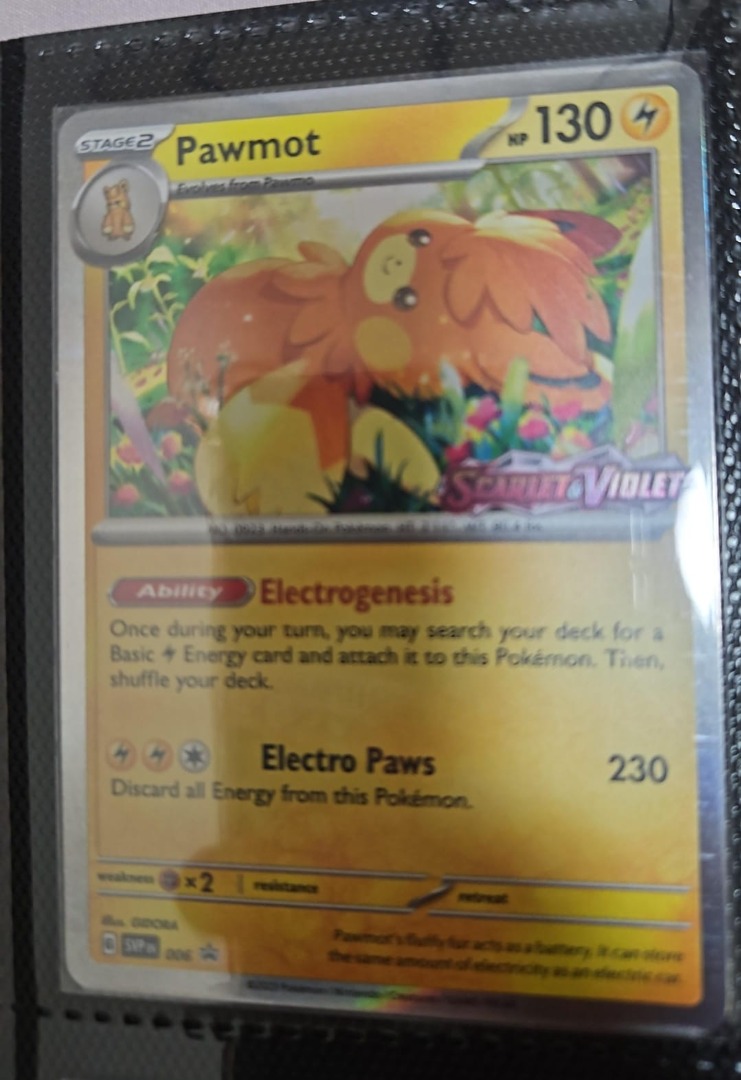 Pawmot Promo card from build n battle stadium, Hobbies & Toys, Toys ...