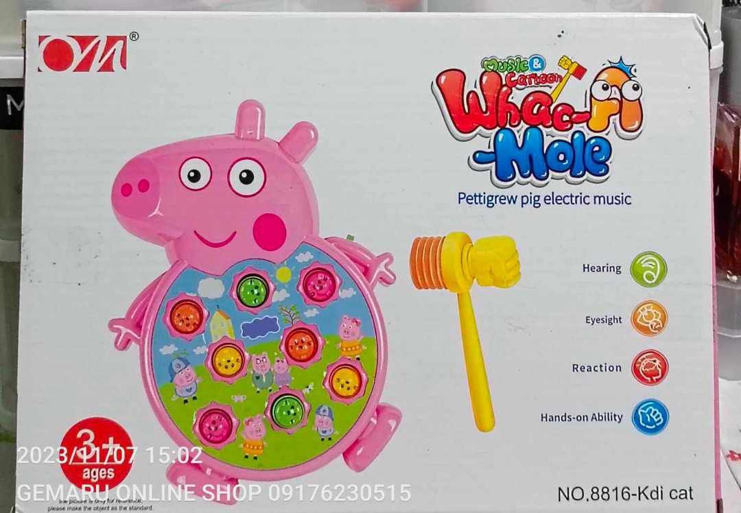 PEPPA PIG WHAC-A-MOLE TOY SET, Hobbies & Toys, Toys & Games on Carousell