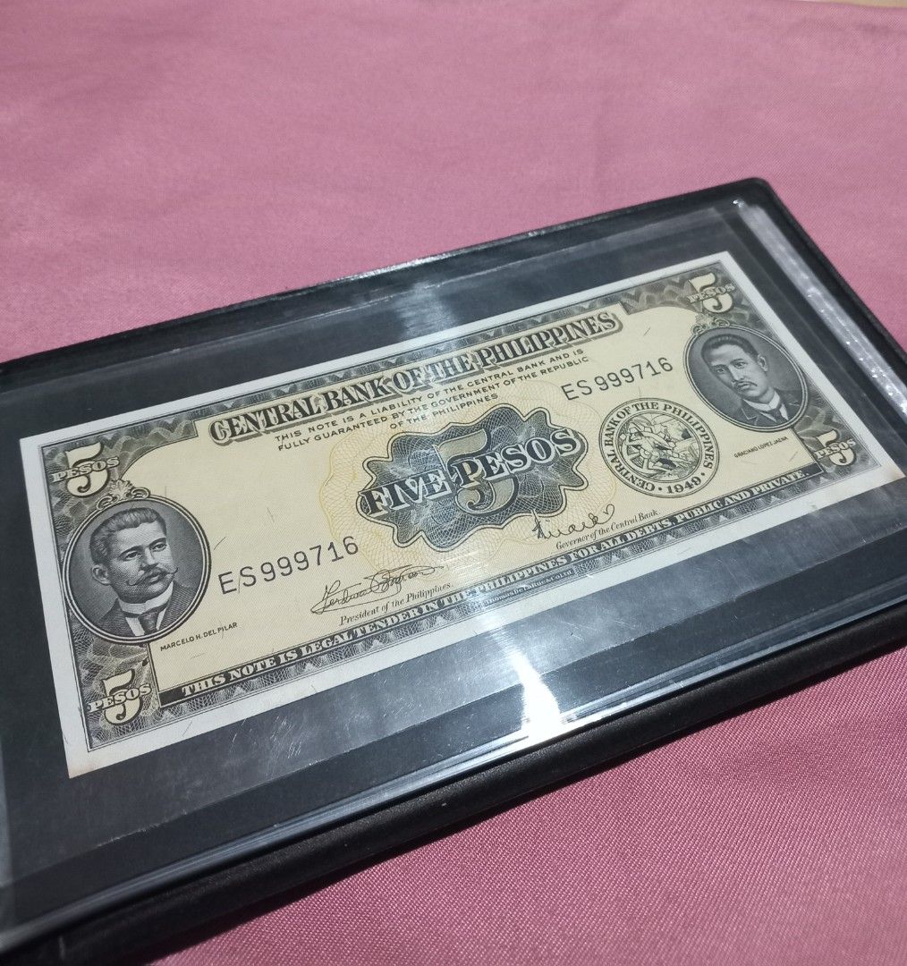 Philippines banknote with stain, Hobbies & Toys, Memorabilia ...