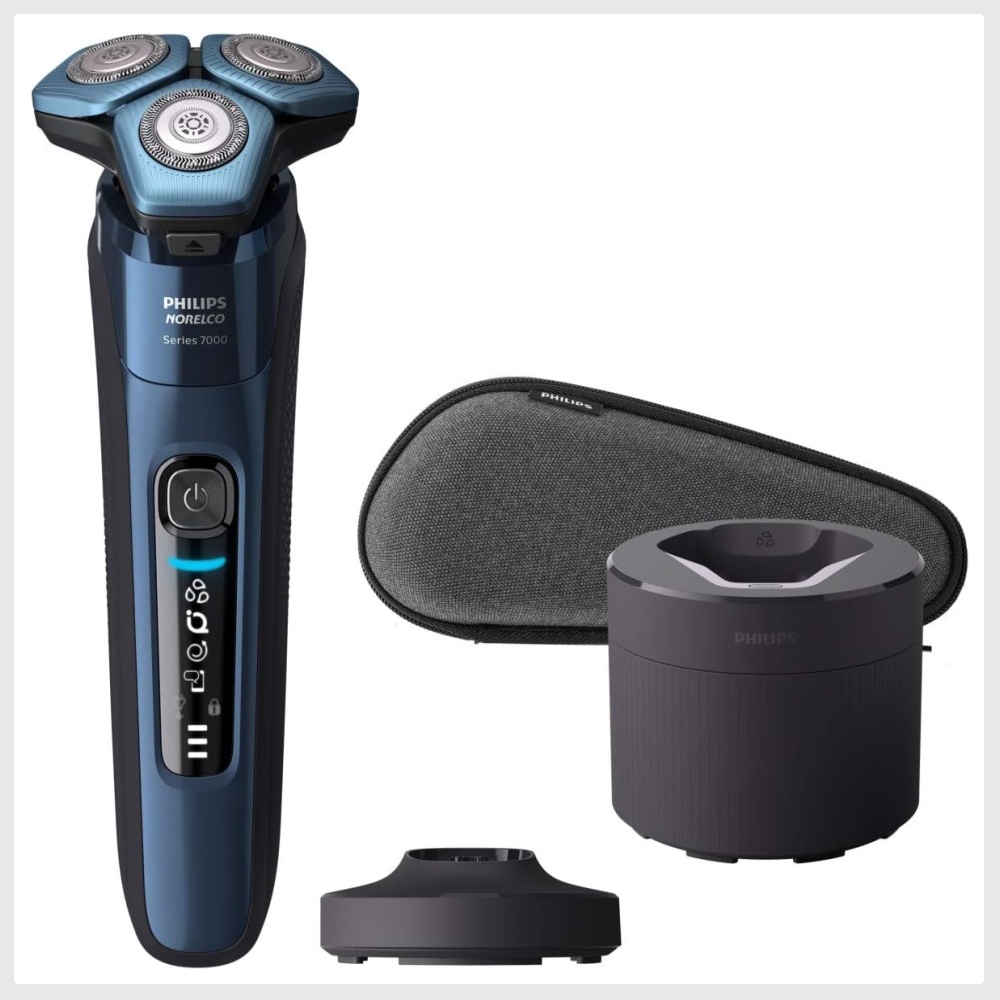 Philips Norelco Shaver 7700, Rechargeable Wet & Dry Electric Shaver ...