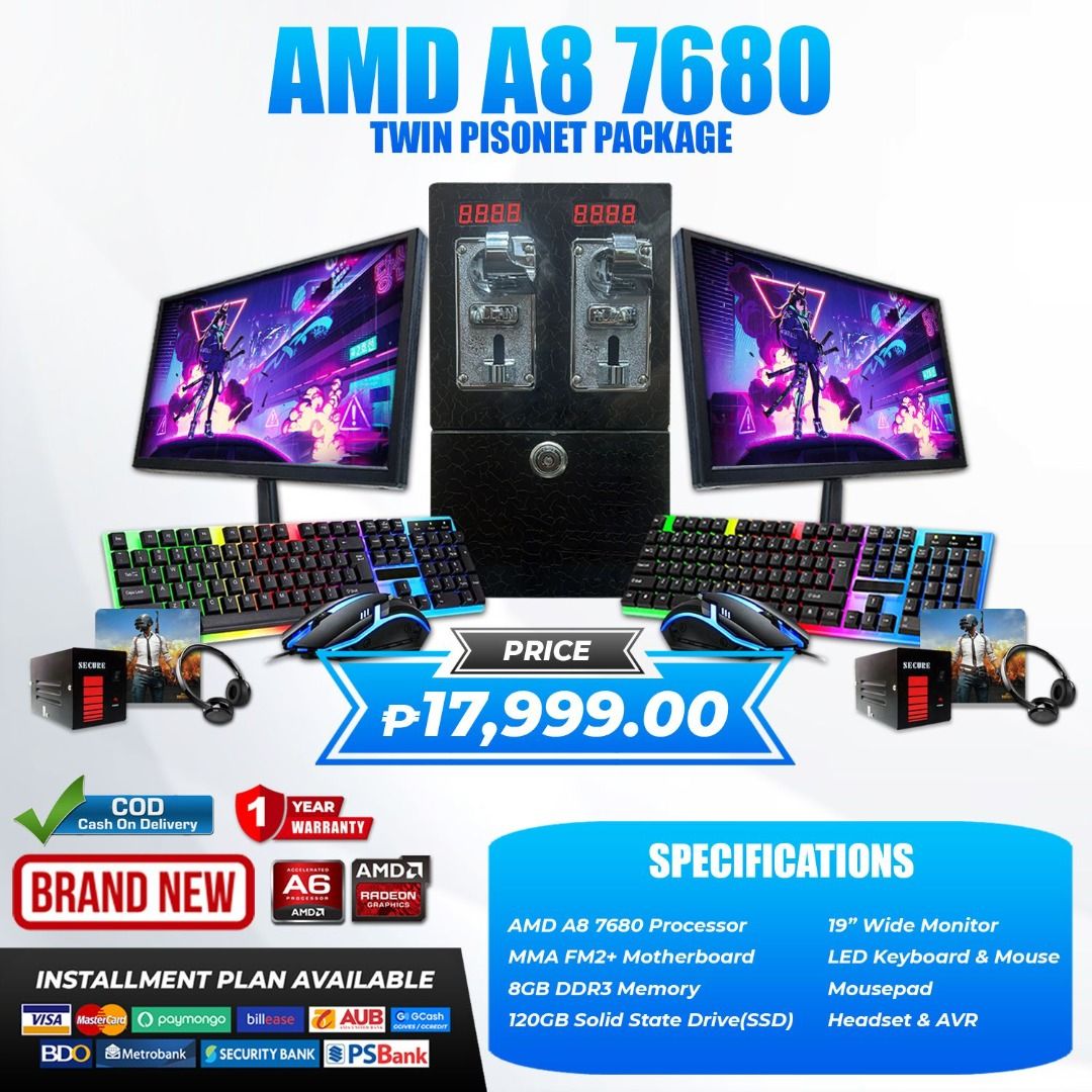 PISONET TWINBOX 2 COMPUTER SET READY TO USE!!!!!!, Computers & Tech ...