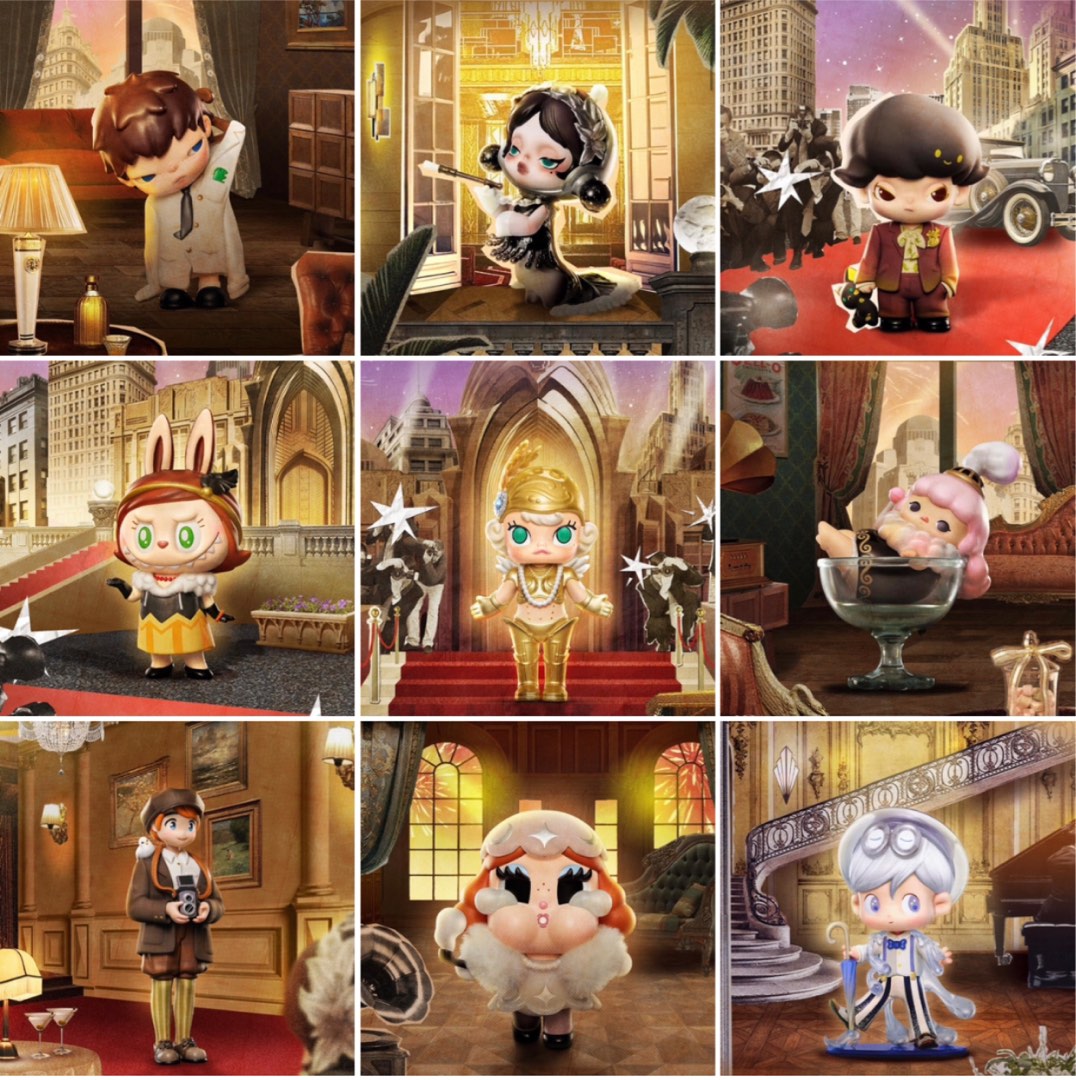 Popmart spotlight 聚光燈系列盲盒 skullpanda Dimoo molly 小野 Pucky crybaby ...
