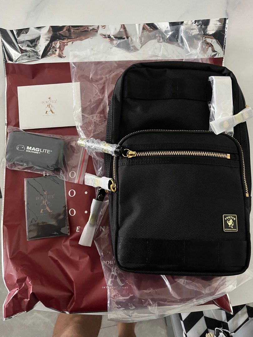 Porter International Sling bag, Men's Fashion, Bags, Sling Bags on Carousell