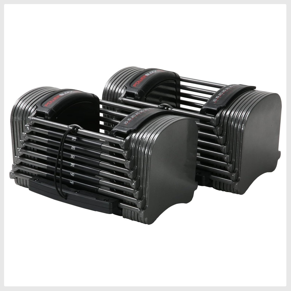 PowerBlock Sport 50 Adjustable Dumbbells, Sold in Pairs, 10-50 lb ...