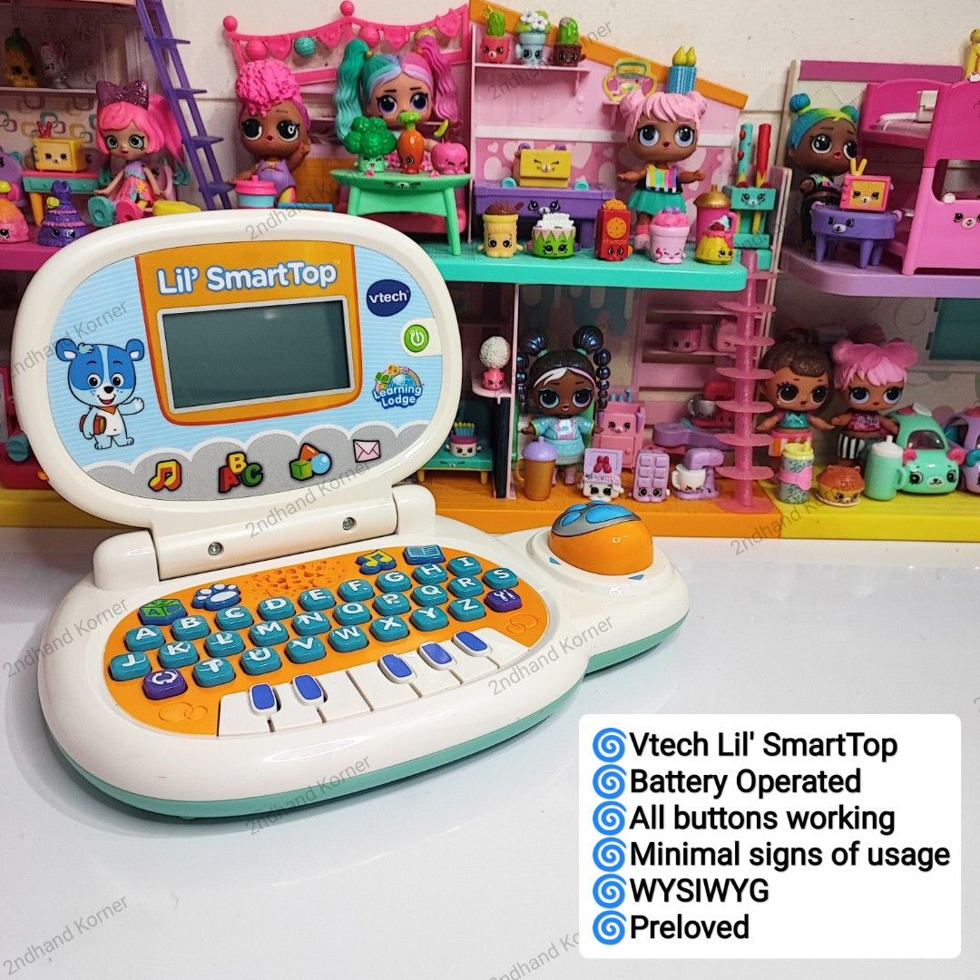 Preloved VTech Lil' SmartTop BLUEGREEN, Hobbies & Toys, Toys & Games on ...