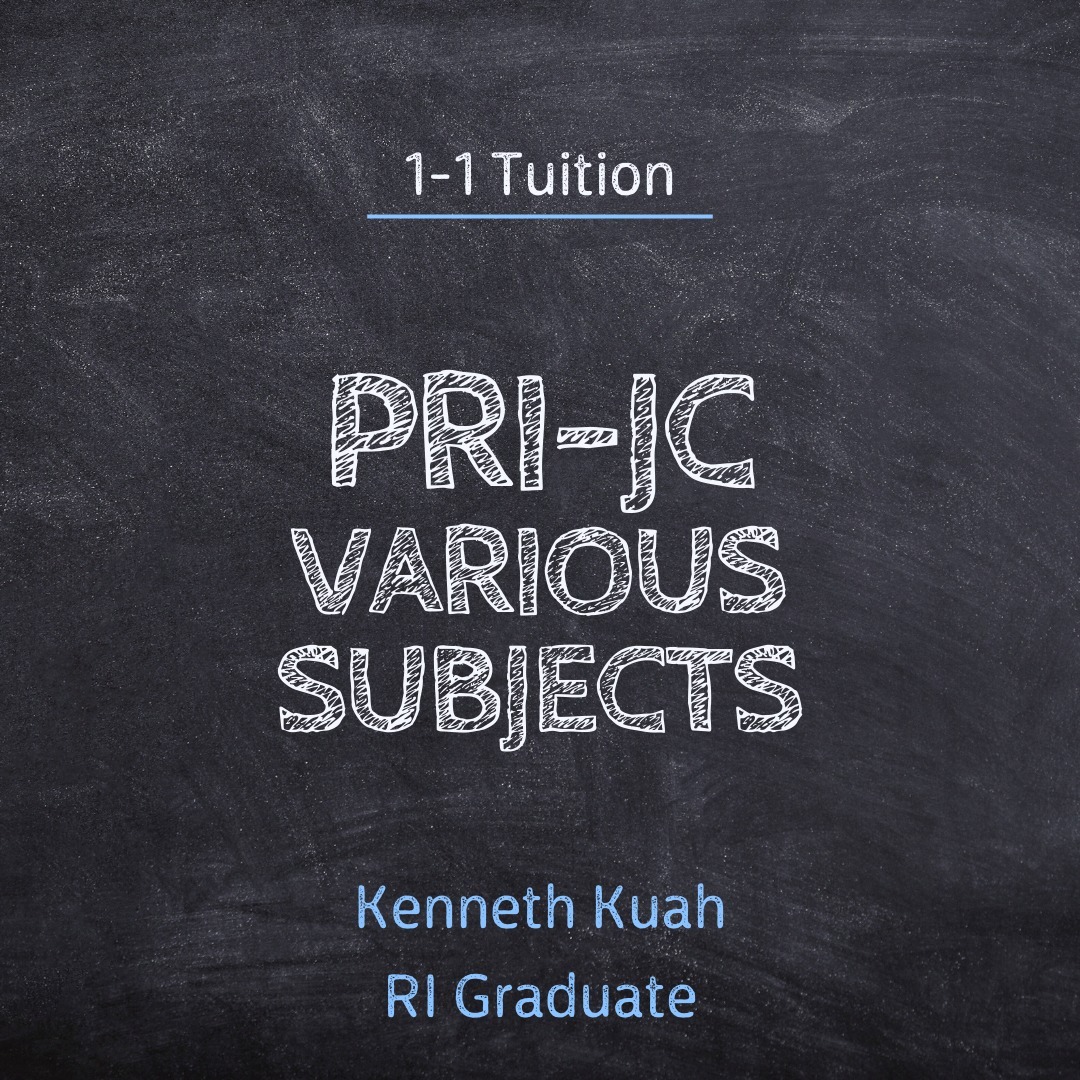 Pri to JC - Violin, Eng, Chi, Math, Chem, Bio | Guidance for Uni ...