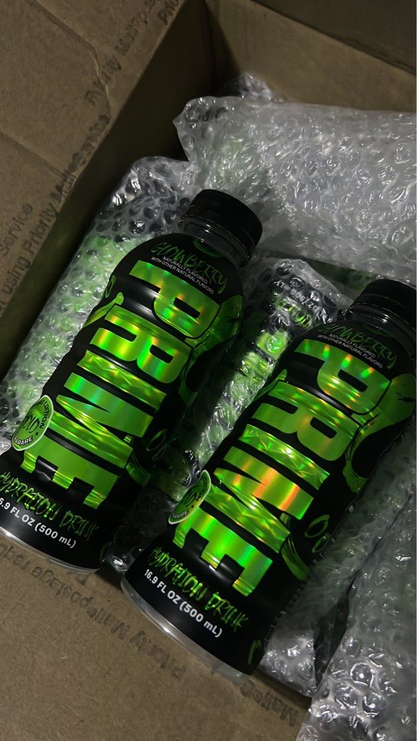 Prime Glowberry HOLO Ultra Rare, Food & Drinks, Beverages on Carousell