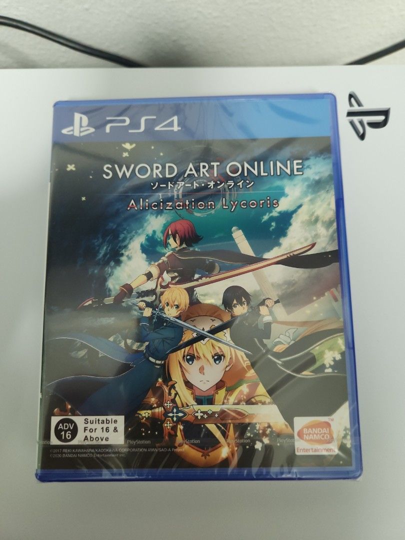 PS4 Sword Art Online Alicilization Lycoris game, Video Gaming, Video ...