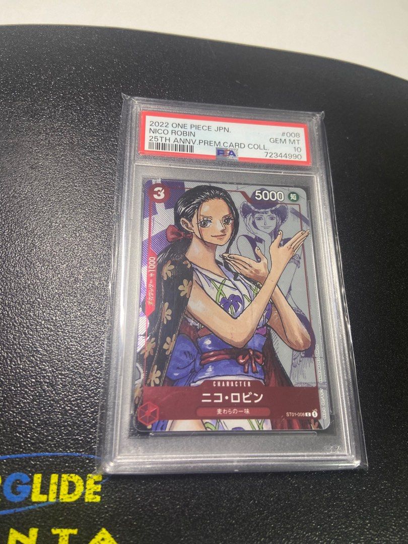 PSA 10 Nico Robin ST01-008 25th Anniversary Premium Card Collection ...