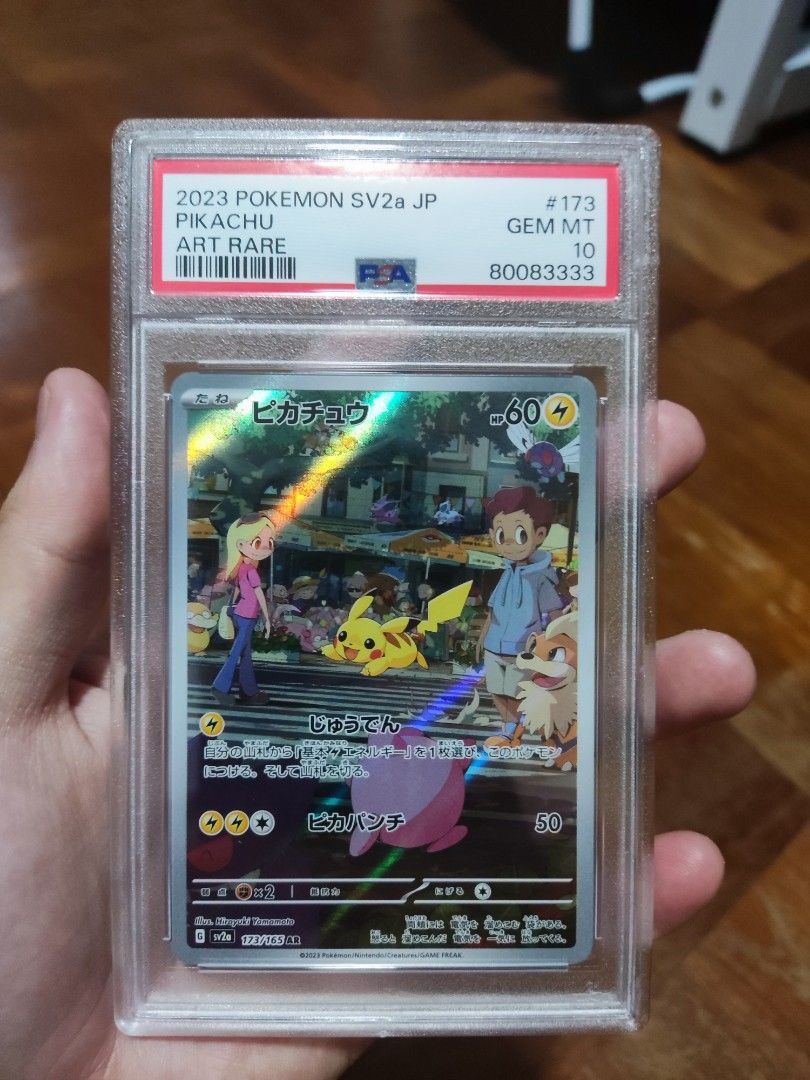 PSA 10 Pikachu AR Pokemon Jap, Hobbies & Toys, Toys & Games on Carousell