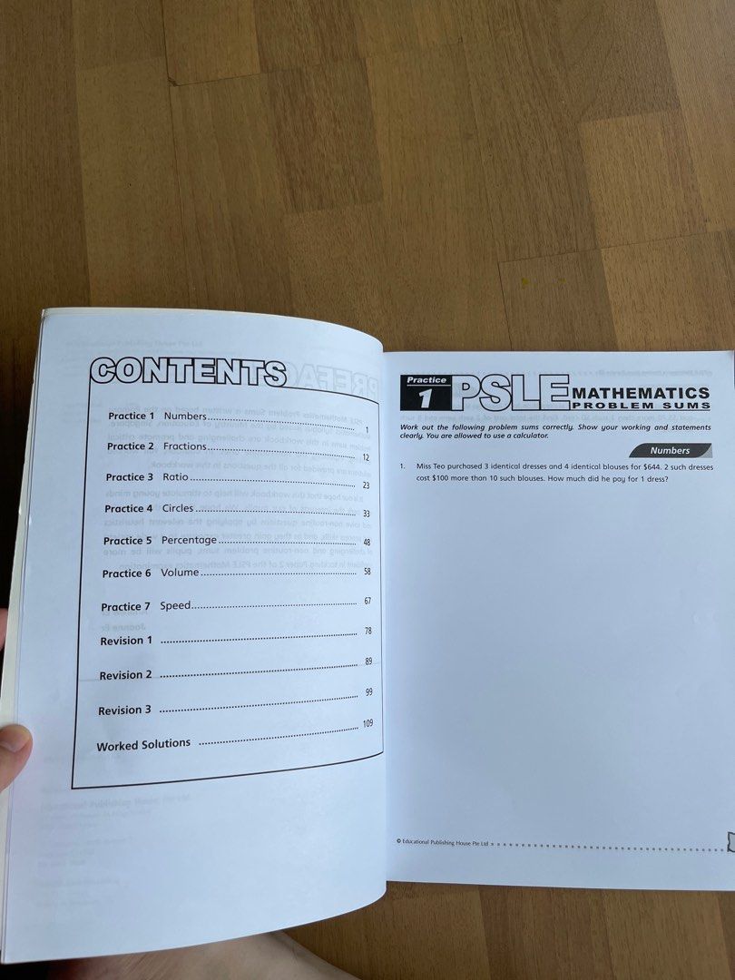 PSLE Maths Problem Sums, Hobbies & Toys, Books & Magazines, Assessment ...