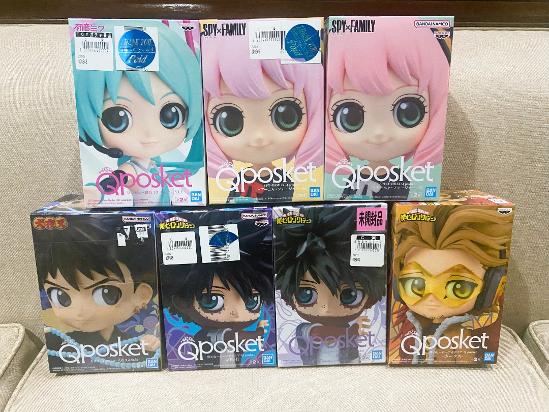 Qposket Hatsune Miku, Anya Forger, Miroku, Dabi, Hawks, Hobbies & Toys ...