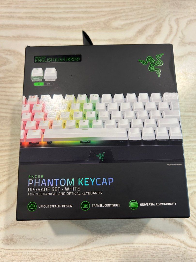 Razer Phantom Keycap Stealth Upgrade set for mechanical and optical ...