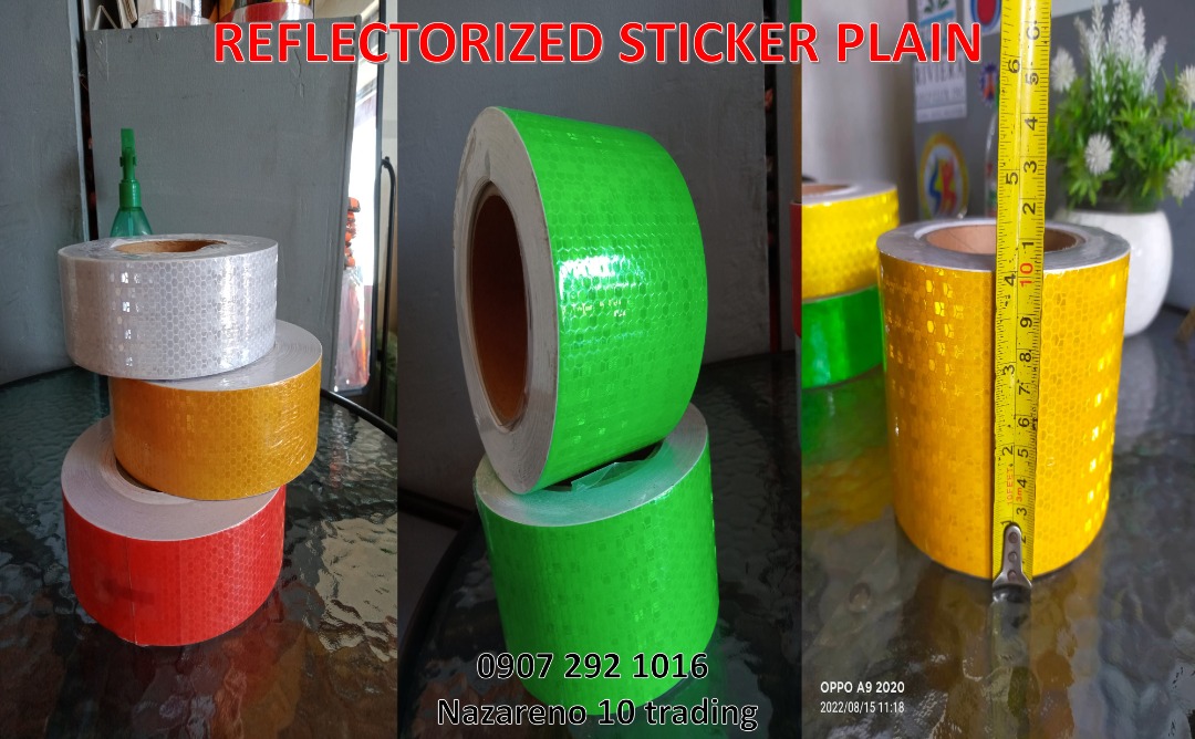 Reflective / Reflectorized sticker Plain 63, Commercial & Industrial ...