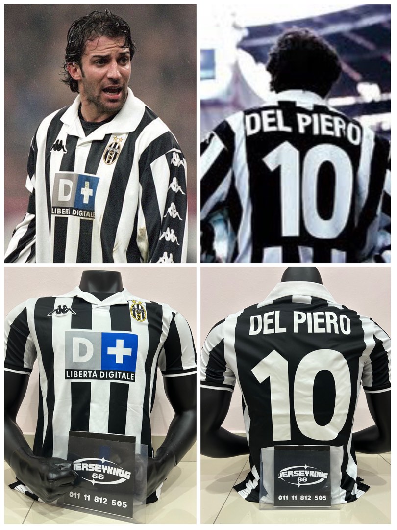 [RETRO] Juventus Home Jersey - Del Piero/10, Men's Fashion, Activewear ...
