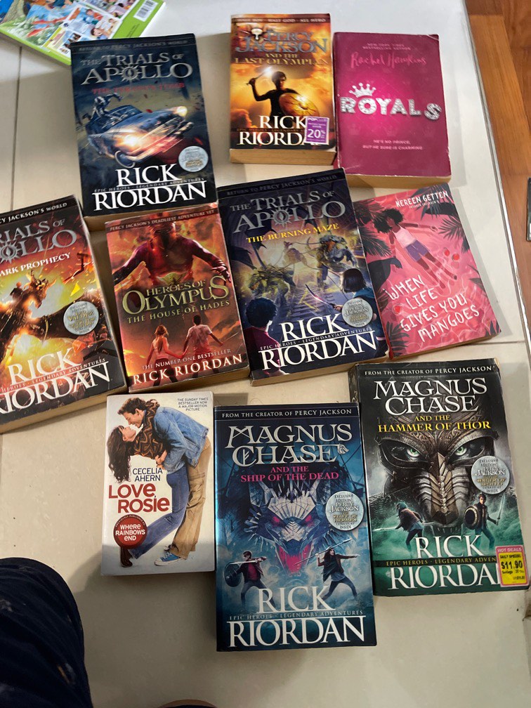 Rick Riordan Books and more, Hobbies & Toys, Books & Magazines, Fiction ...