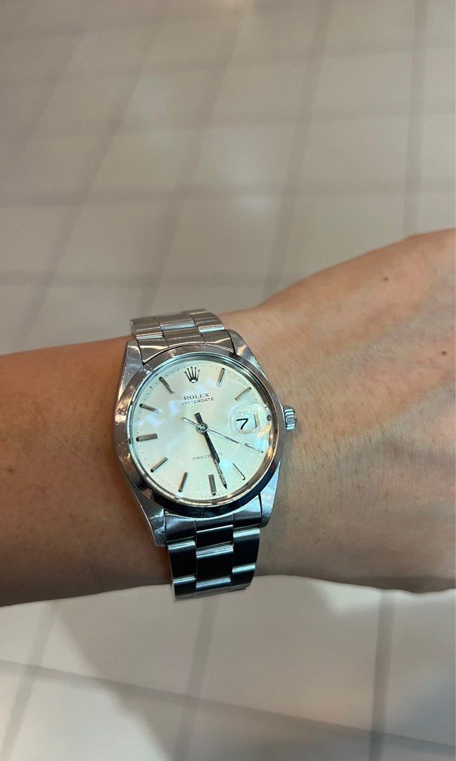 Rolex Oyster Date Precision (Vintage)(6694), Men's Fashion, Watches & Accessories, Watches on ...