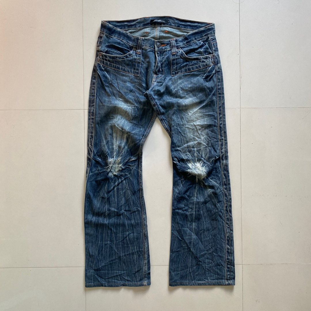 Y2K Root Three Style Low Rise Bootcut Pants, Women's Fashion, Bottoms, Jeans on Carousell