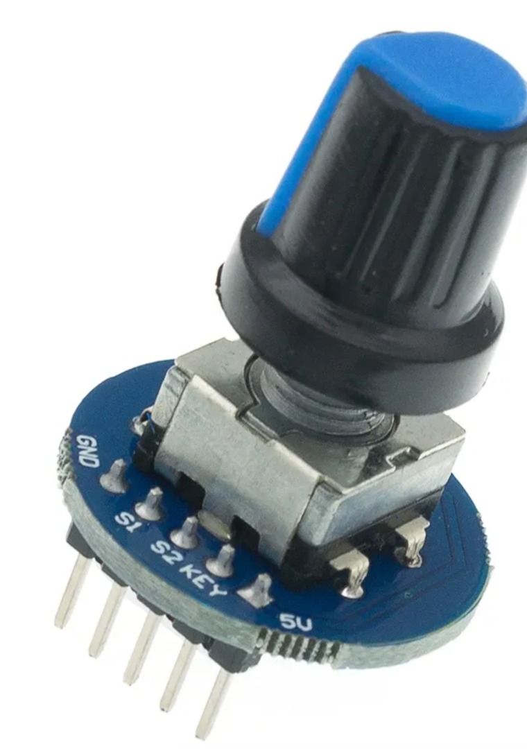 Rotary Encoder Module for Arduino Brick Sensor Development with Potentiometer Knob Cap EC11 ...