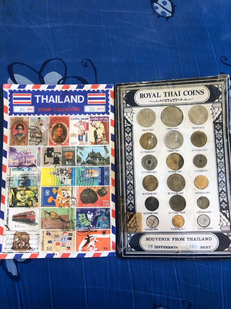Royal Thai Coins and Thailand Stamp Collection, Hobbies & Toys ...