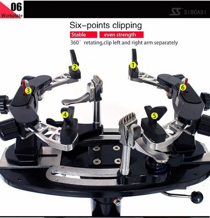 GLS-301 Tabletop Electronic Stringing Machine For Badminton & Tennis ...