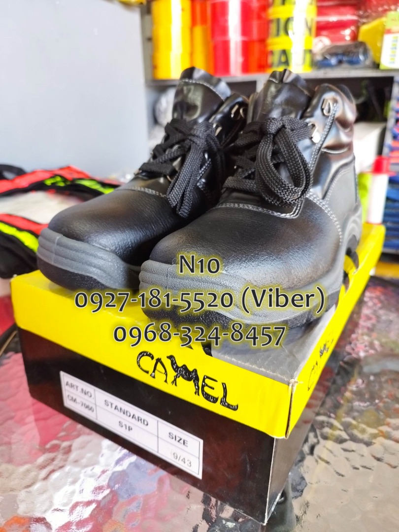 safety shoes camel 7060 hi-cut, Men's Fashion, Footwear, Boots on Carousell