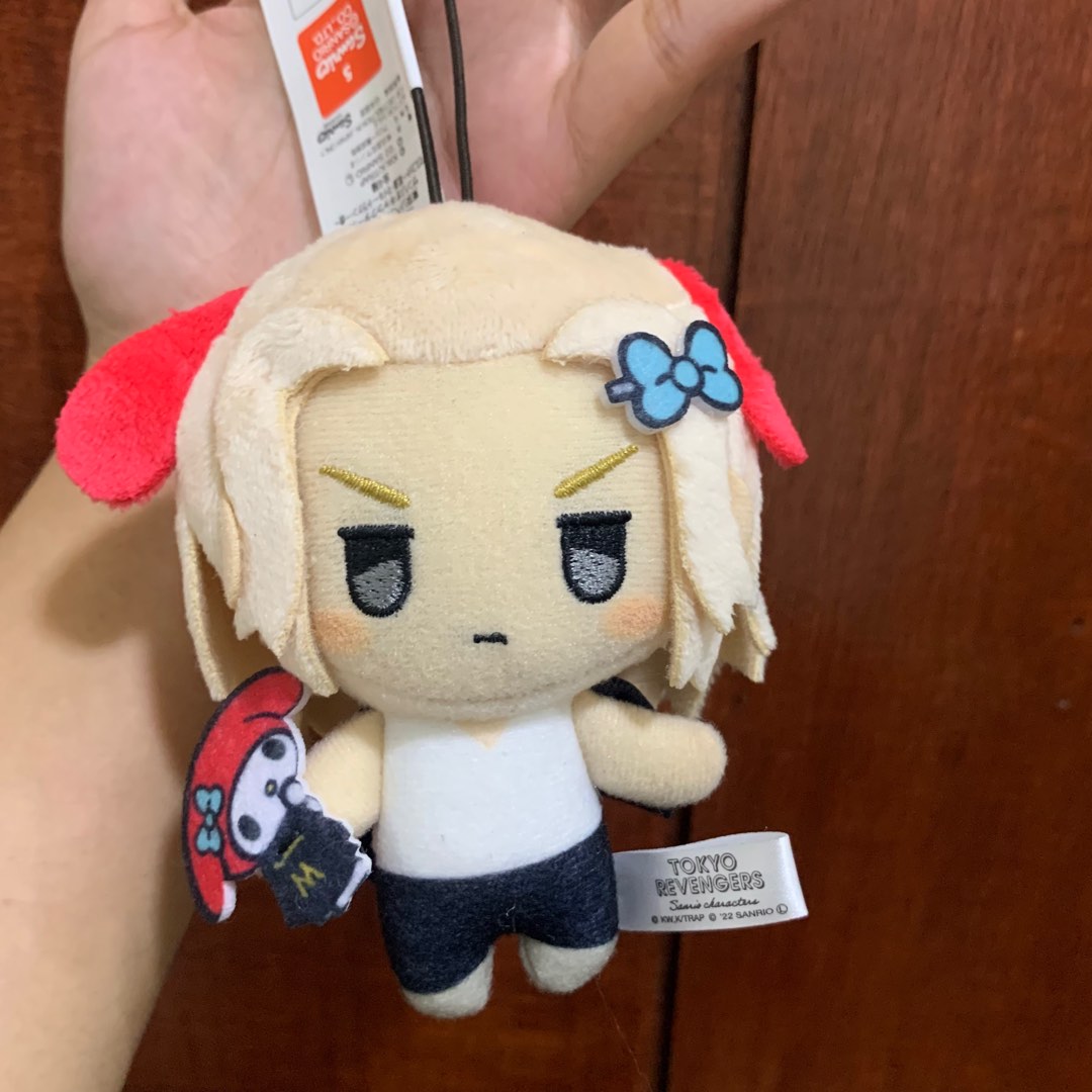 Sanrio x Tokyo Revengers Mikey melody charm plush, Hobbies & Toys, Toys ...