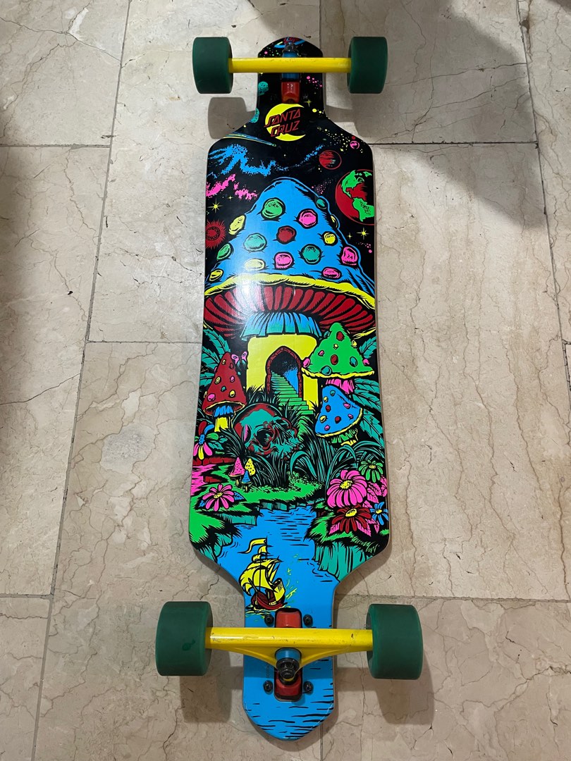 Santa Cruz Longboard, Sports Equipment, Sports & Games, Skates ...