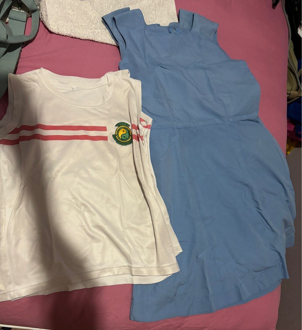 SCGS uniform and PE top, Women's Fashion, Dresses & Sets, Dresses on ...