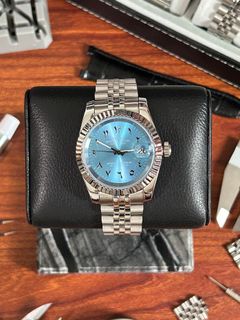 Seiko Datejust Oyster Perpetual Mod Rolex Datejust in Black and Gold ...