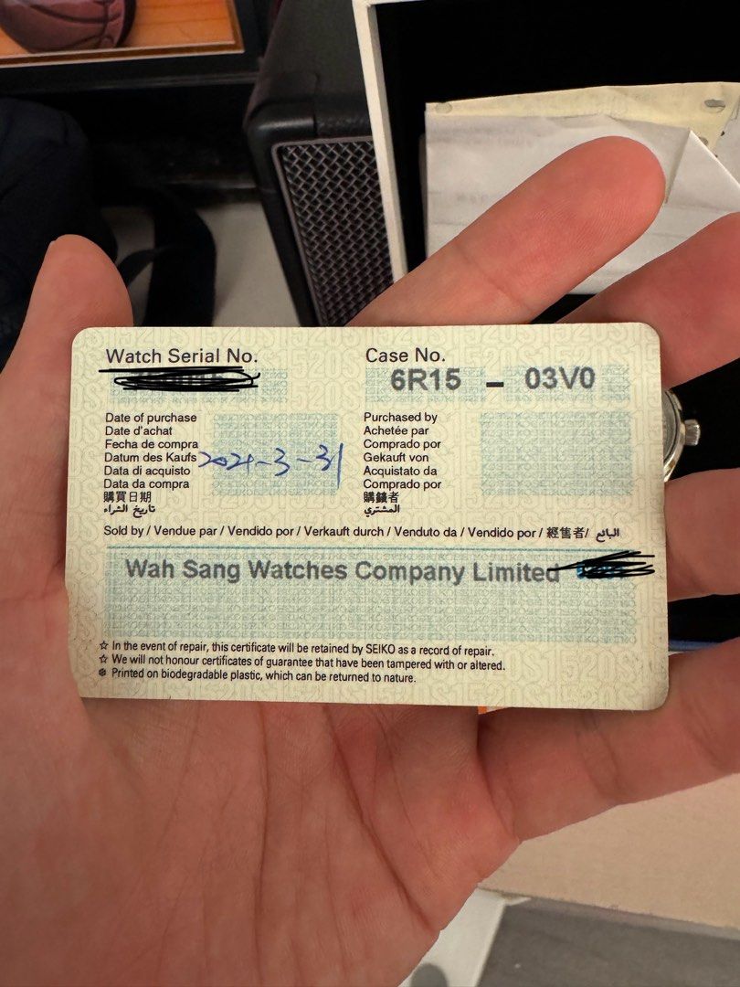 Seiko presage sarx055 6R-15機芯, 名牌, 手錶 - Carousell