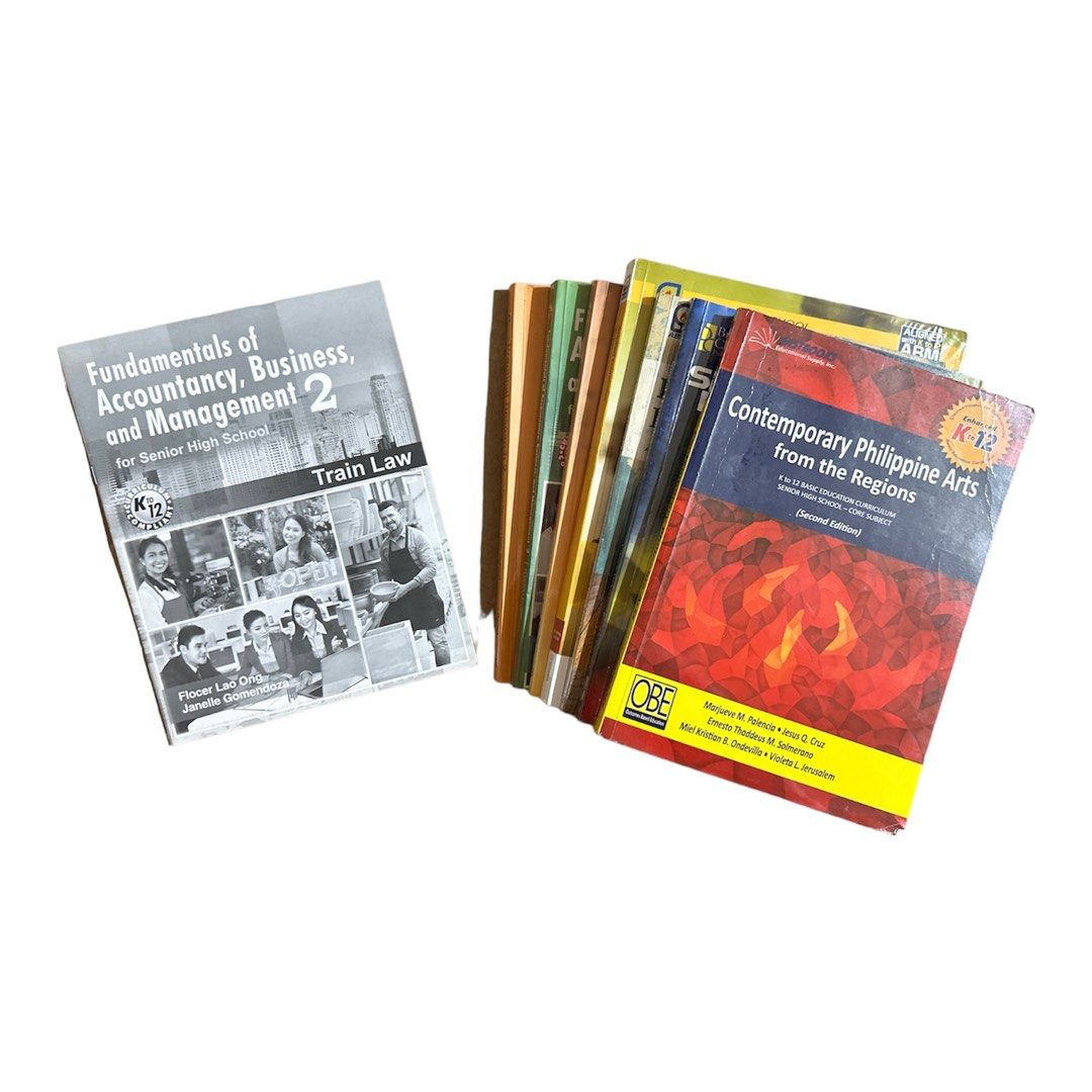 Senior High School Grade 12 ABM Strand 8 Pieces Book Set, Hobbies ...