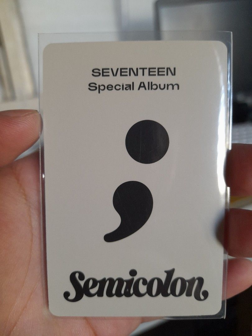 Seventeen Hoshi Semicolon Photocard PC, Hobbies & Toys, Memorabilia ...
