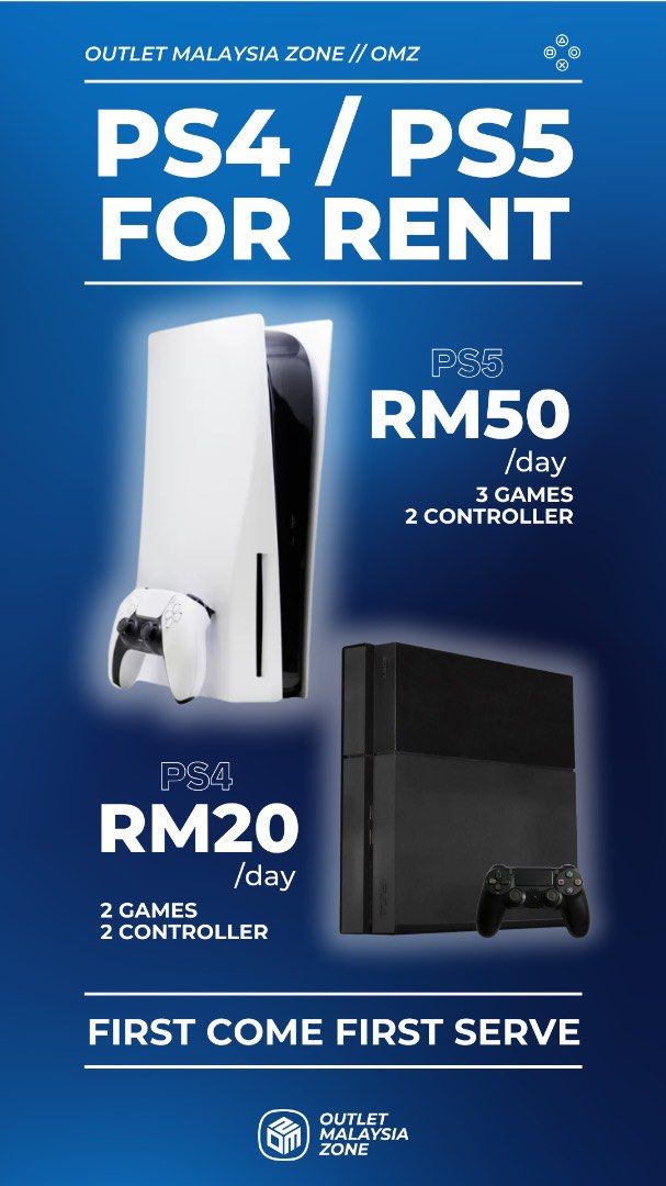 Sewa PS4 & PS5 Melaka, Video Gaming, Video Game Consoles, PlayStation ...