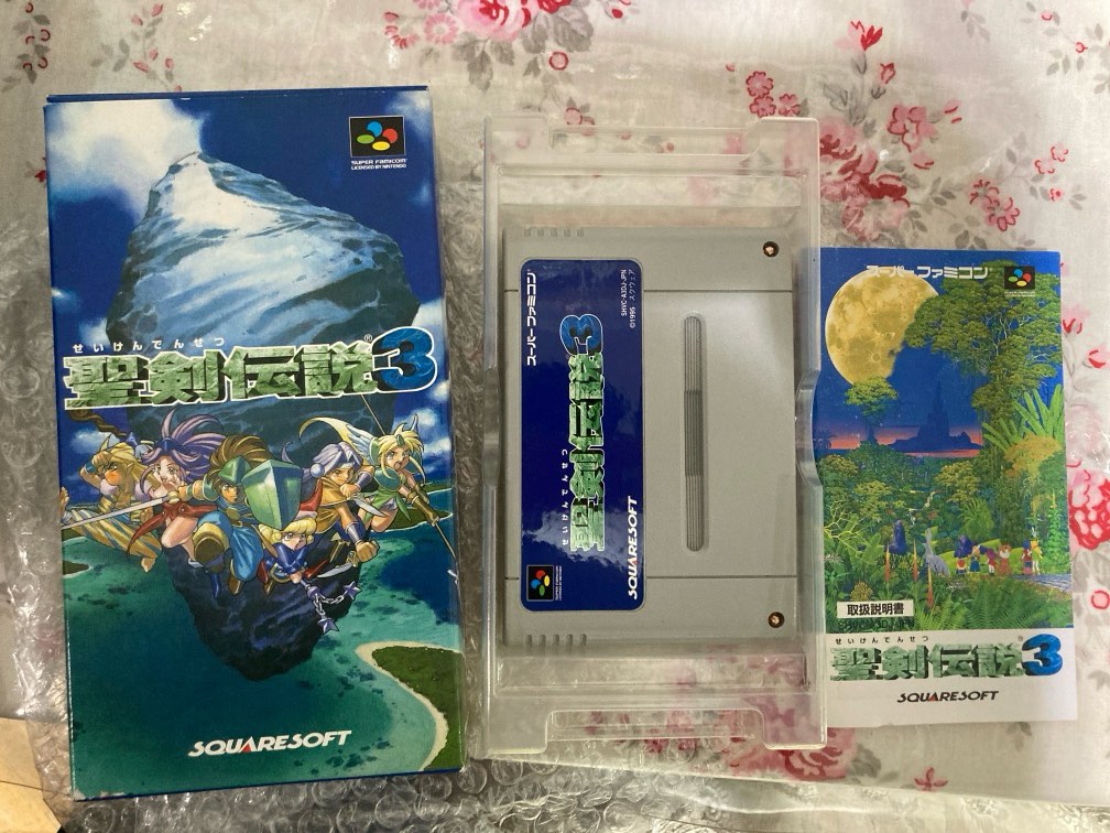 「盒說齊」Sfc 超級任天堂 聖劍伝說3 聖劍傳說3, 電子遊戲, 電子遊戲, Nintendo 任天堂 - Carousell