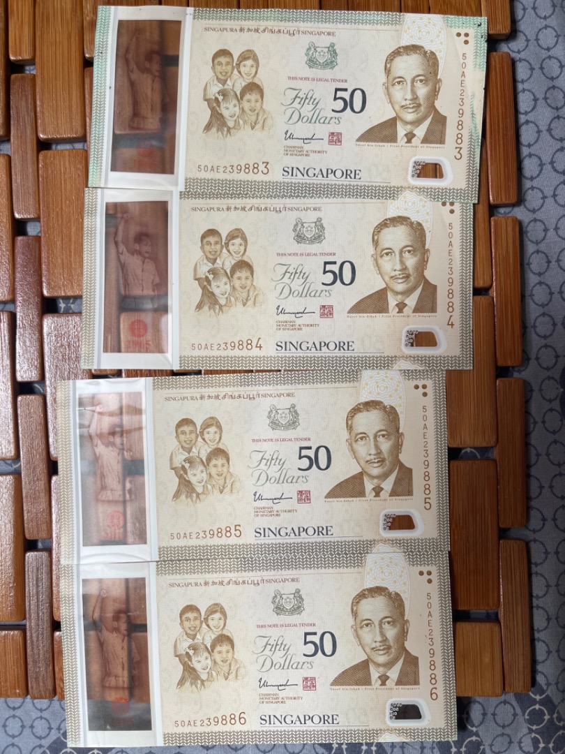 SG 50 notes, Hobbies & Toys, Memorabilia & Collectibles, Currency on ...